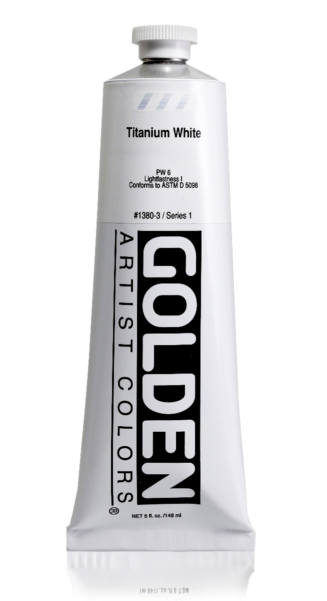 Golden Heavy Body 148 ml Titanium White s1 – Myndlist